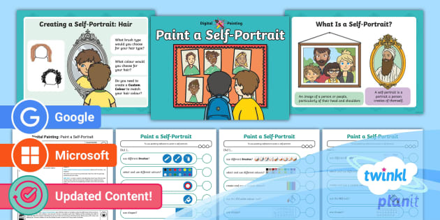 Computing: Digital Painting: Painting a Self-Portrait: Year 1 Lesson 6