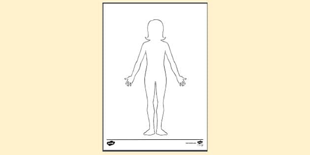 FREE! - Outline of Girl Colouring Sheet | Colouring Sheets
