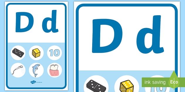 Poster : Graphie du son [D] (teacher made) - Twinkl