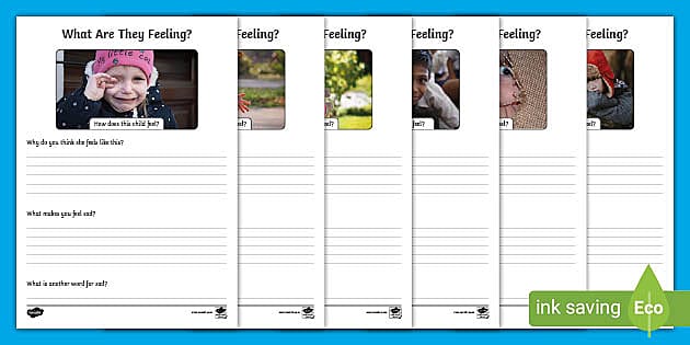 What Are They Feeling? Picture Activity (teacher made)