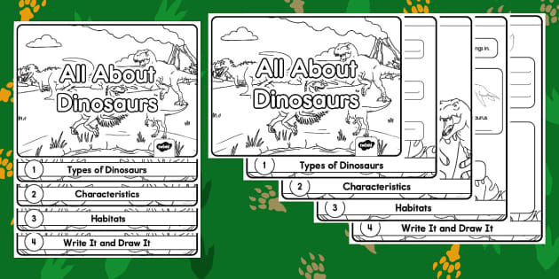 Dinosaur Flip Book Activity for Kindergarten | Twinkl USA