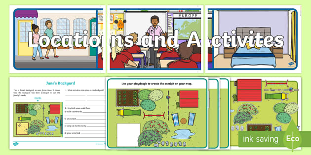Locations and Activities - My Backyard Lesson Pack