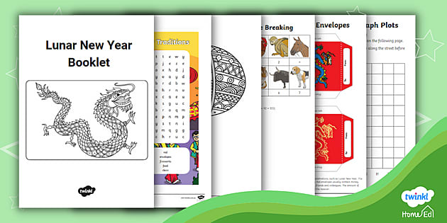 Home Education Lunar New Year Activity Booklet - Twinkl