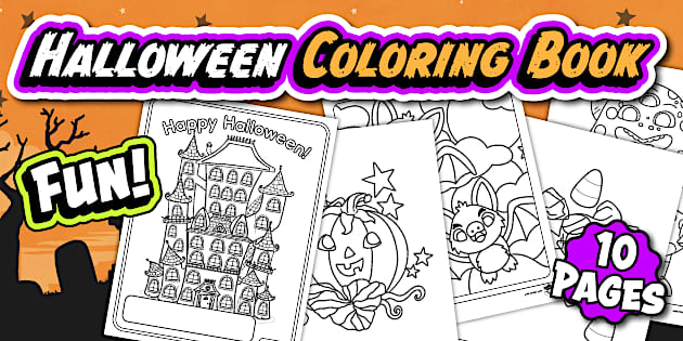 Halloween Coloring Book | Low-Prep Printable Coloring Pages