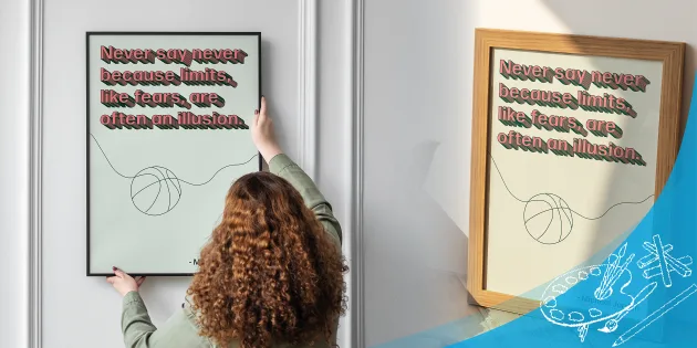 Michael Jordan Poster With Quote