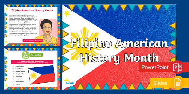 Filipino American History Month PowerPoint & Google Slides