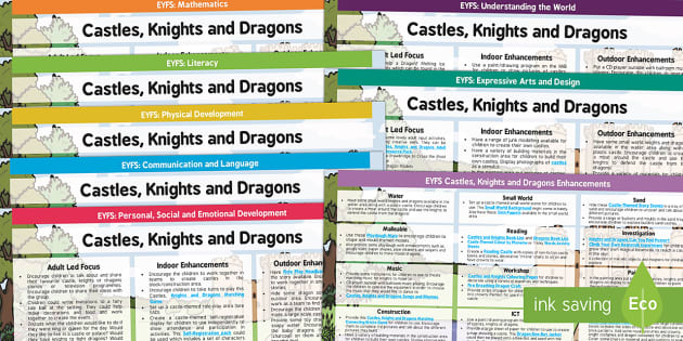 EYFS Castles, Knights and Dragons Lesson Plan and Enhancement Ideas