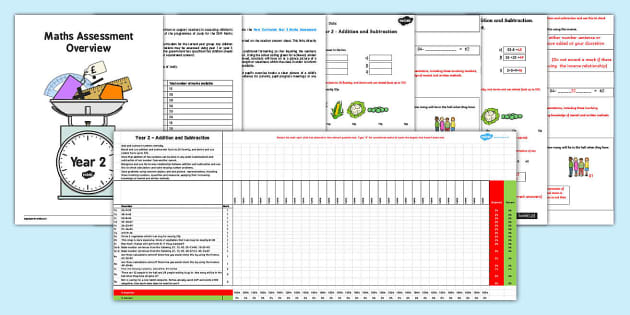 Year 2 Maths Assessment Pack Term 1 (teacher made) - Twinkl
