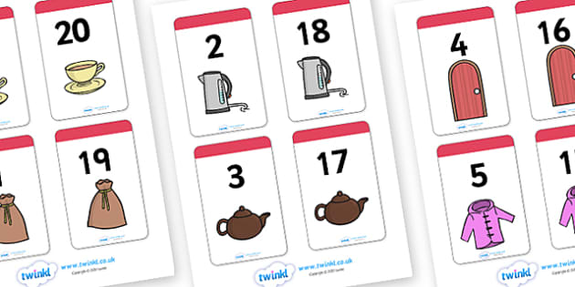 FREE Number Bonds To 20 Matching Cards Everyday Items 