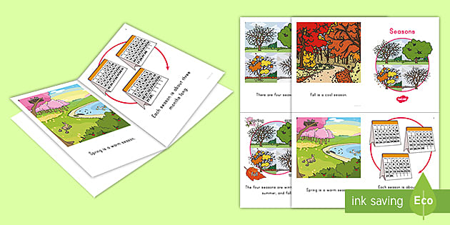 Seasons Emergent Reader (teacher made)