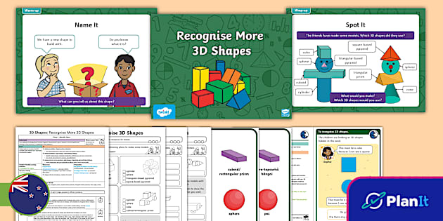 Phase 1 Space: 3D Shapes (Recognise More 3D Shapes) Lesson 3