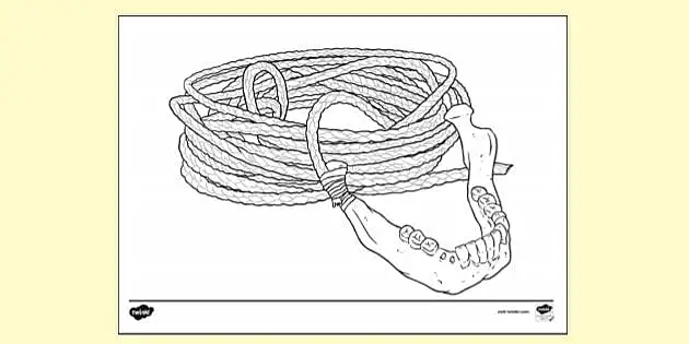 Fishing Net Coloring Pages