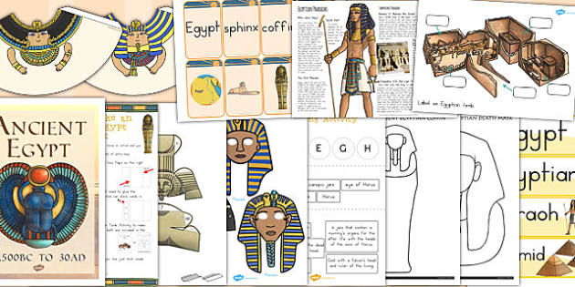 Ancient Egypt Lapbook Creation Pack (teacher made)