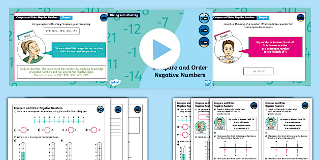 👉 Year 5 Maths DiM: Step 4 Compare and Order Negative Numbers 👉 Year 5 Maths DiM: Step 4 Compare and Order Negative Numbers