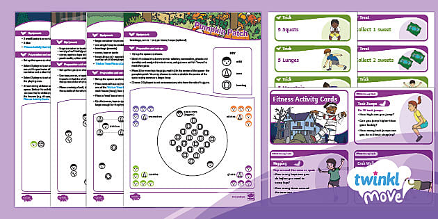 The Monthly Move: Halloween PE Games - Twinkl