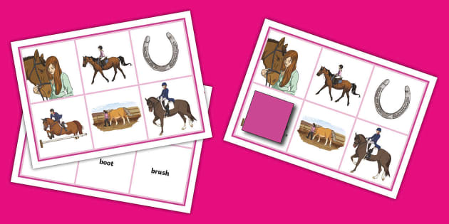Equestrian Bingo Pack (Teacher-Made) - Twinkl