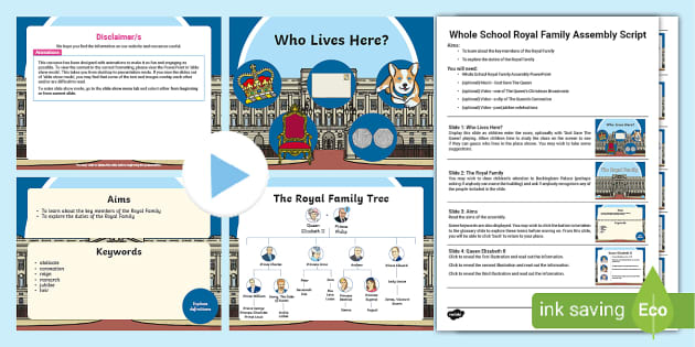 The Royal Family Assembly Pack (teacher made) - Twinkl
