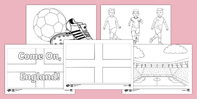 football coloring pages uk