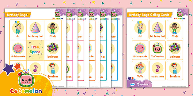 FREE CoComelon Bingo Game | Printables | Twinkl USA - Twinkl