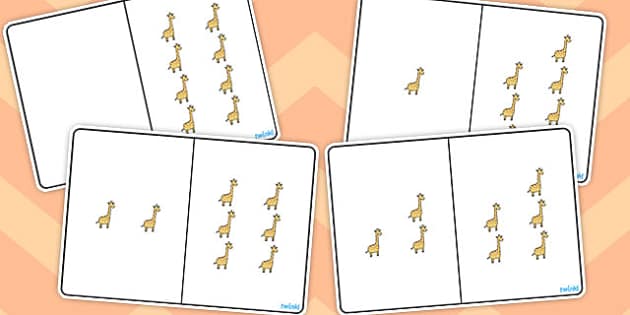 Giraffe Counting Number Bonds to 8 (teacher made)