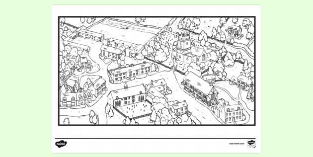 Rural Colouring | Colouring Sheets (teacher made) - Twinkl