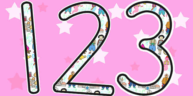 Aladdin Themed Display Numbers (teacher made) - Twinkl