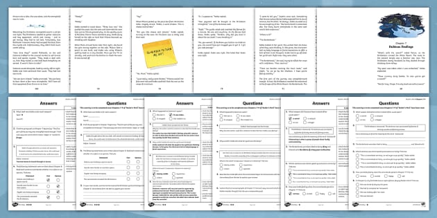 KS2 Fantasy Gaming Adventure Story Differentiated Reading Comprehension