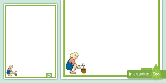 Sower Page Border | Page Borders | Twinkl (teacher made)