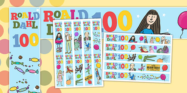 Roald Dahl 100 Display Borders (teacher made) - Twinkl