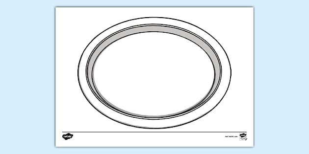 Kitchen Plate Colouring Sheet (teacher made) - Twinkl