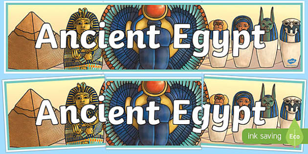 Ancient Egypt Display Banner - egypt, banner, display banner
