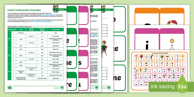 Level 4 Intervention Supporting Resources Pack - Twinkl