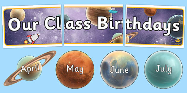 👉 Editable Birthday Display Set Space