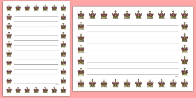 Crown Page Border Pack (teacher made)