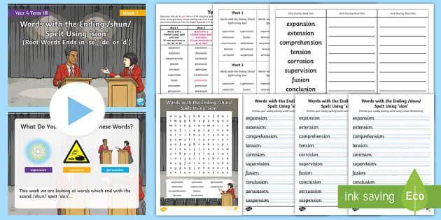 Year 4 Term 1B Week 1 Spelling Pack (teacher made) - Twinkl