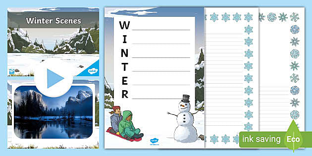 Winter Writing Stimulus Activity Pack (teacher made)