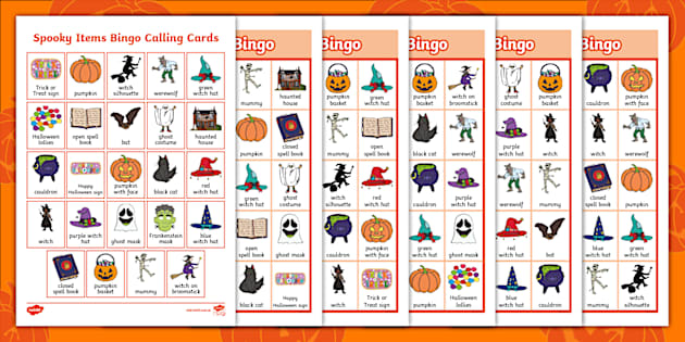 Halloween Bingo (teacher made) - Twinkl