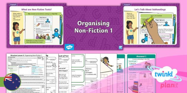 Level 2 Writing Structure Lesson 3: Organising Non-fiction 1