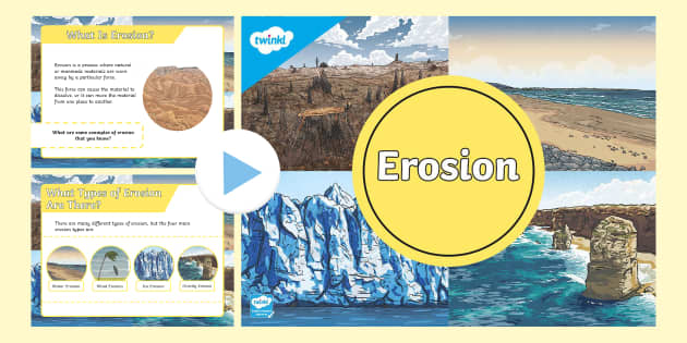 Erosion PowerPoint - Year 5/6 Geography - Twinkl