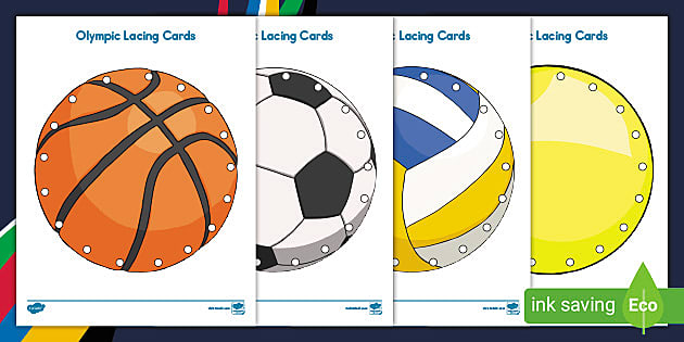 FREE! - Olympic Sports Lacing Cards (teacher made) - Twinkl