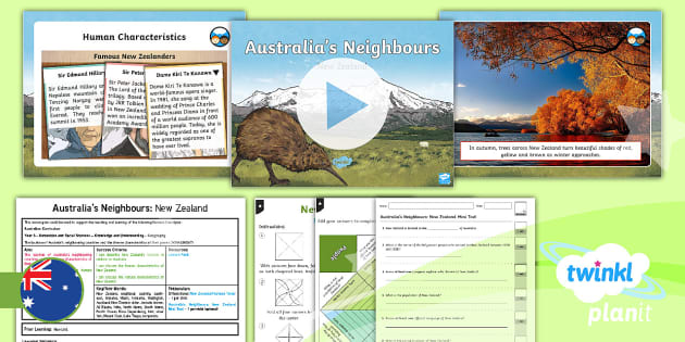 PlanIt HASS Geography Year 3 Australia's Neighbours Lesson 1: New Zealand