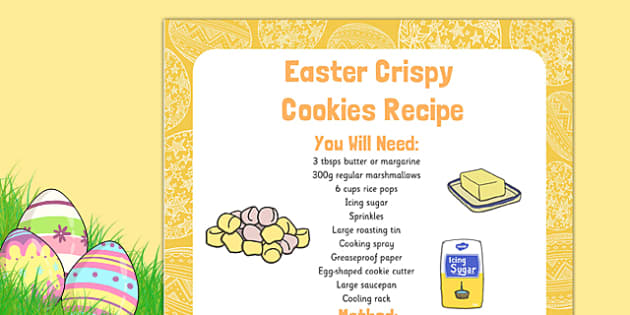 Easter Biscuits Recipe (Teacher-Made) - Twinkl
