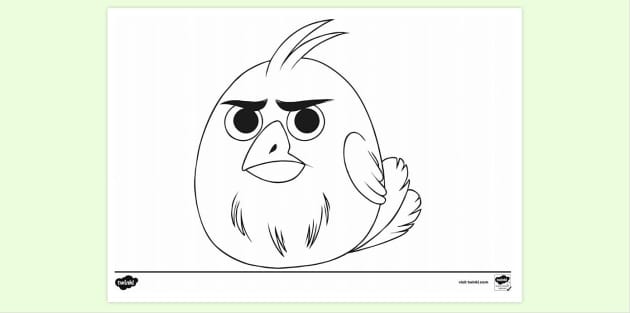 FREE! - Red Colouring Sheet | Colouring Sheets - Twinkl