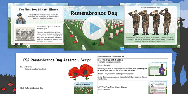 Remembrance Day KS2 Assembly Pack - Primary Resources