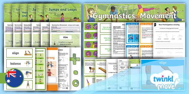 Move PE Year 3 Gymnastics: Movement Unit Pack (teacher made)