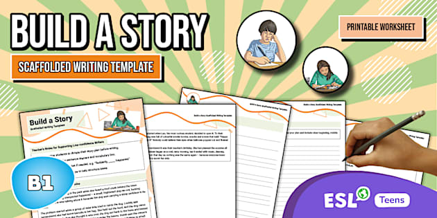 ESL Storytelling Activity Sheet: Story Builder