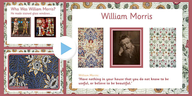 William Morris PowerPoint - william morris, powerpoint, information, famous