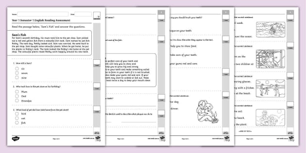 Year 1 Reading Assessment | Twinkl (teacher made) - Twinkl