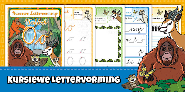 Gr 3 - Afrikaans - Lopende Skrif Werkboek Oo