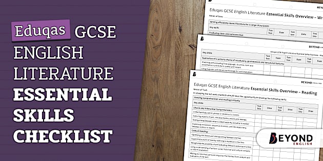 GCSE Eduqas English Literature Specification Overview Checklists